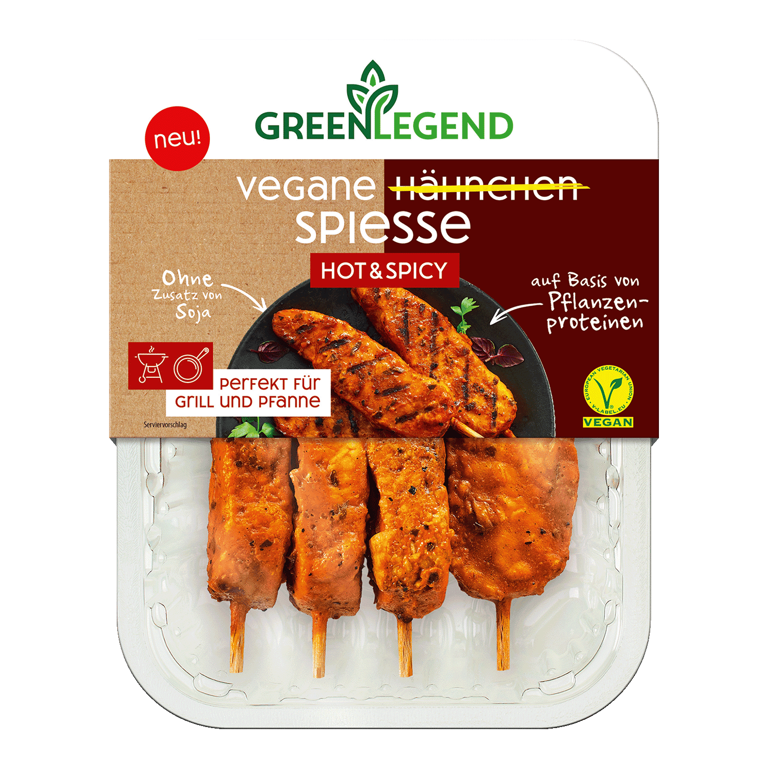 Vegan Kebabs Hot & Spicy